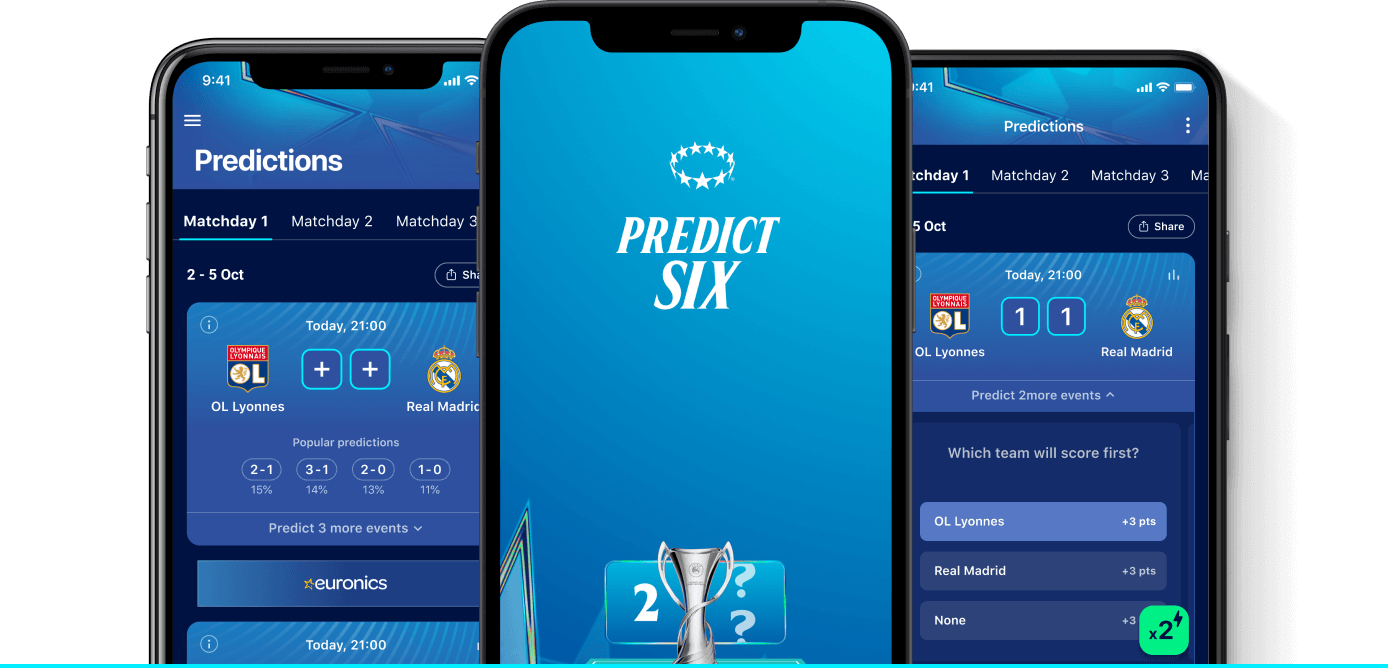 Predict Six – Official Match Predictor | UEFA Women's Champions League ...